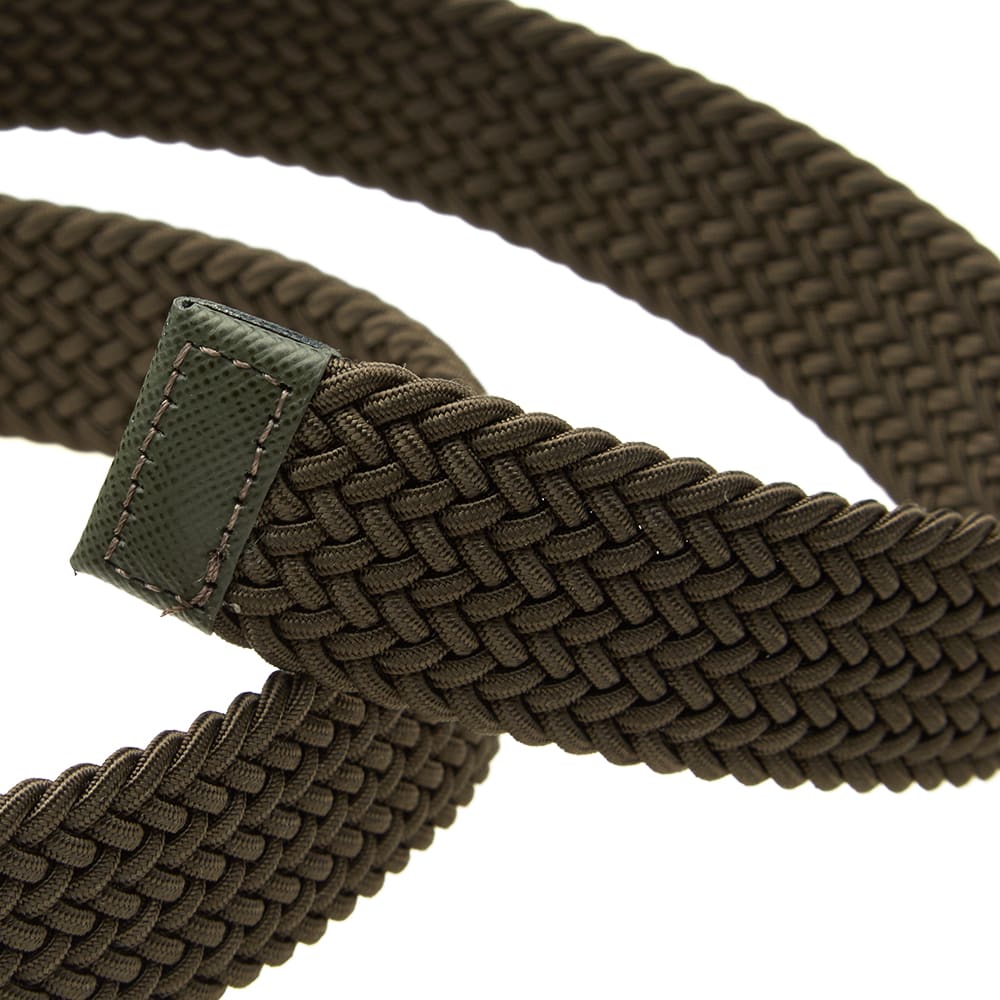 Anderson's Slim Woven Textile Belt Khaki | END. (JP)