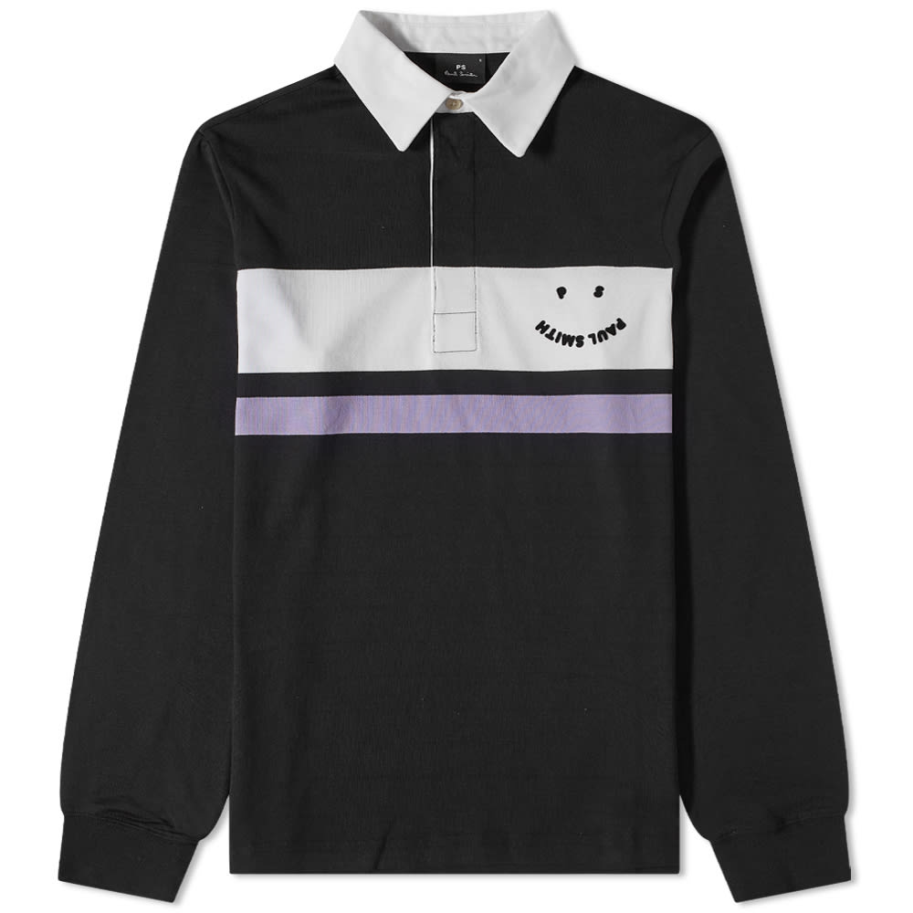 Paul Smith Happy Rugby Shirt Black | END. (AR)