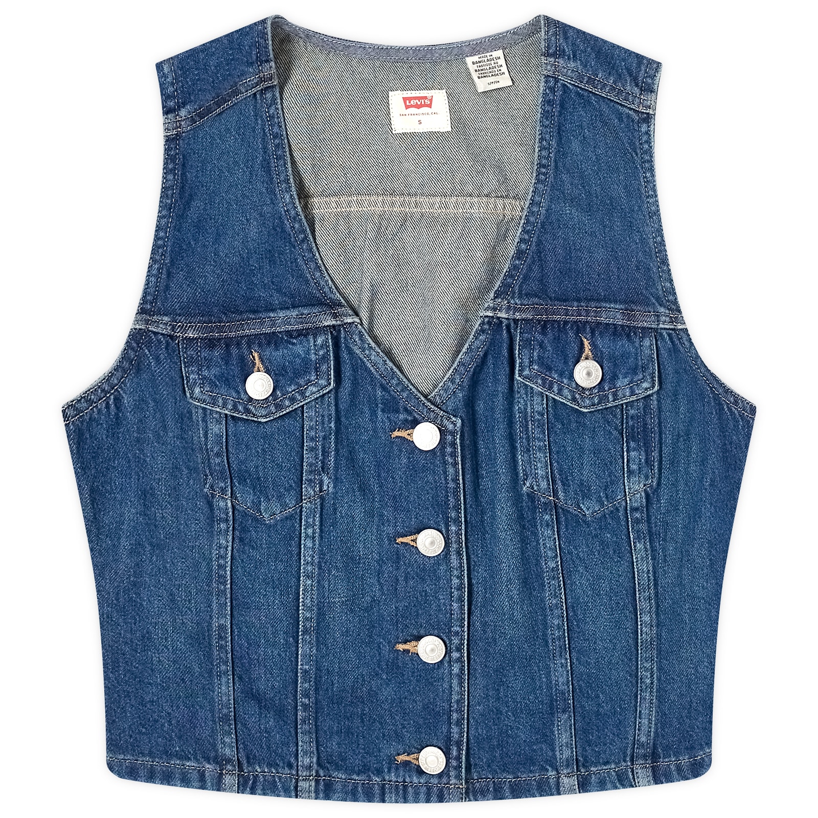 Levi's Denim Waistcoat Blue | END. (US)