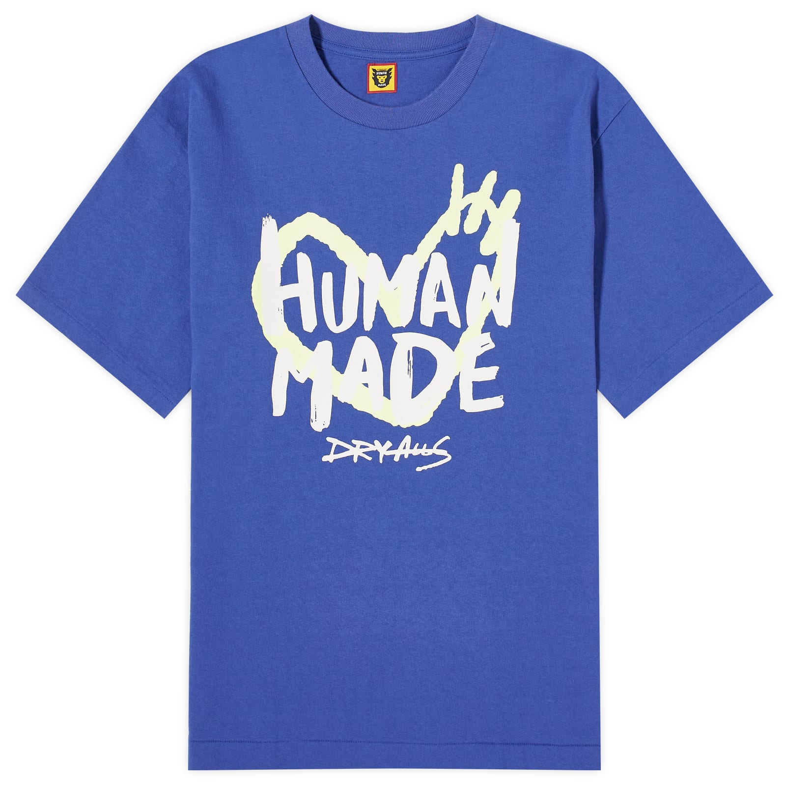 Human Made Big Drawn Heart T-Shirt Blue | END. (US)