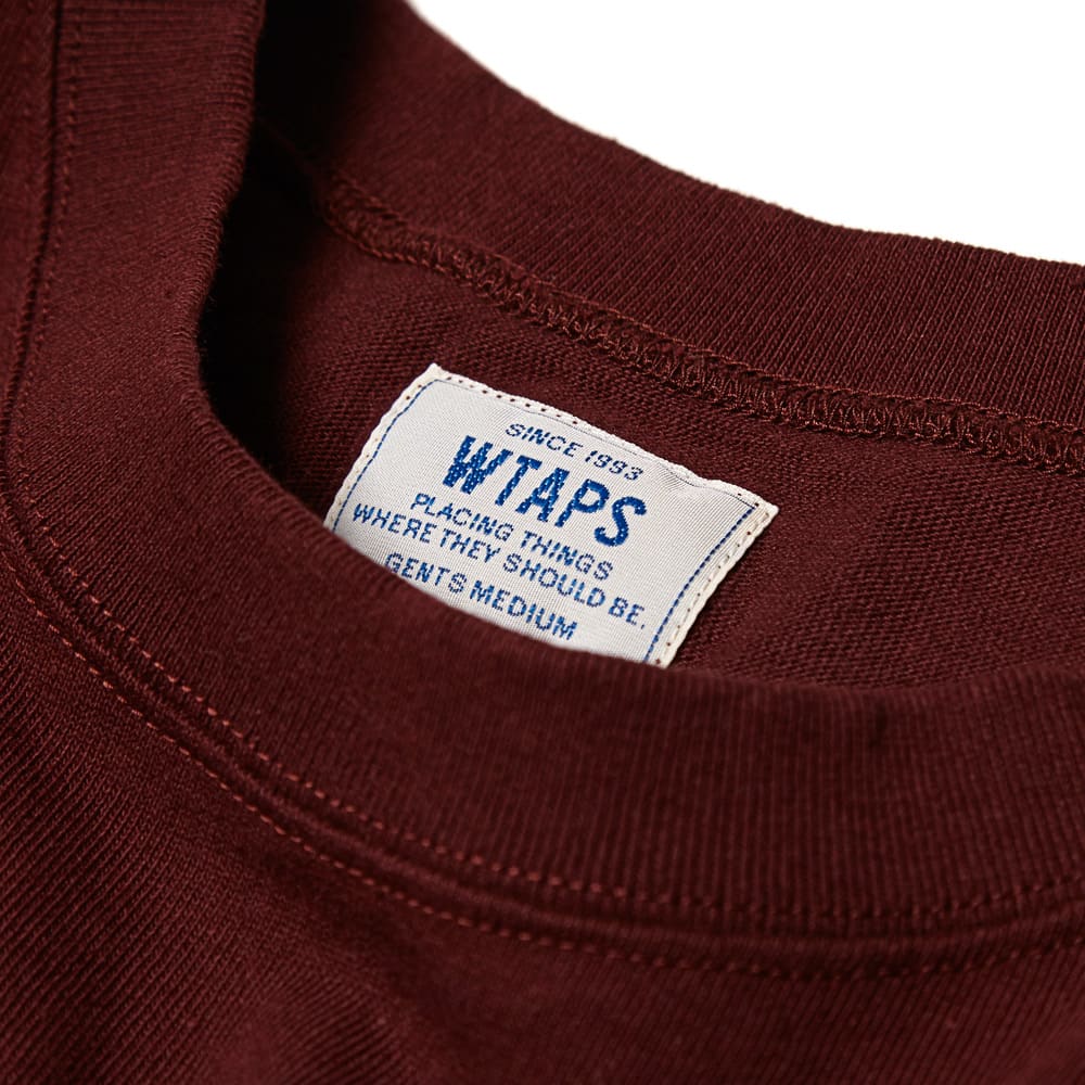 WTAPS Design 02 Tee Burgundy | END.