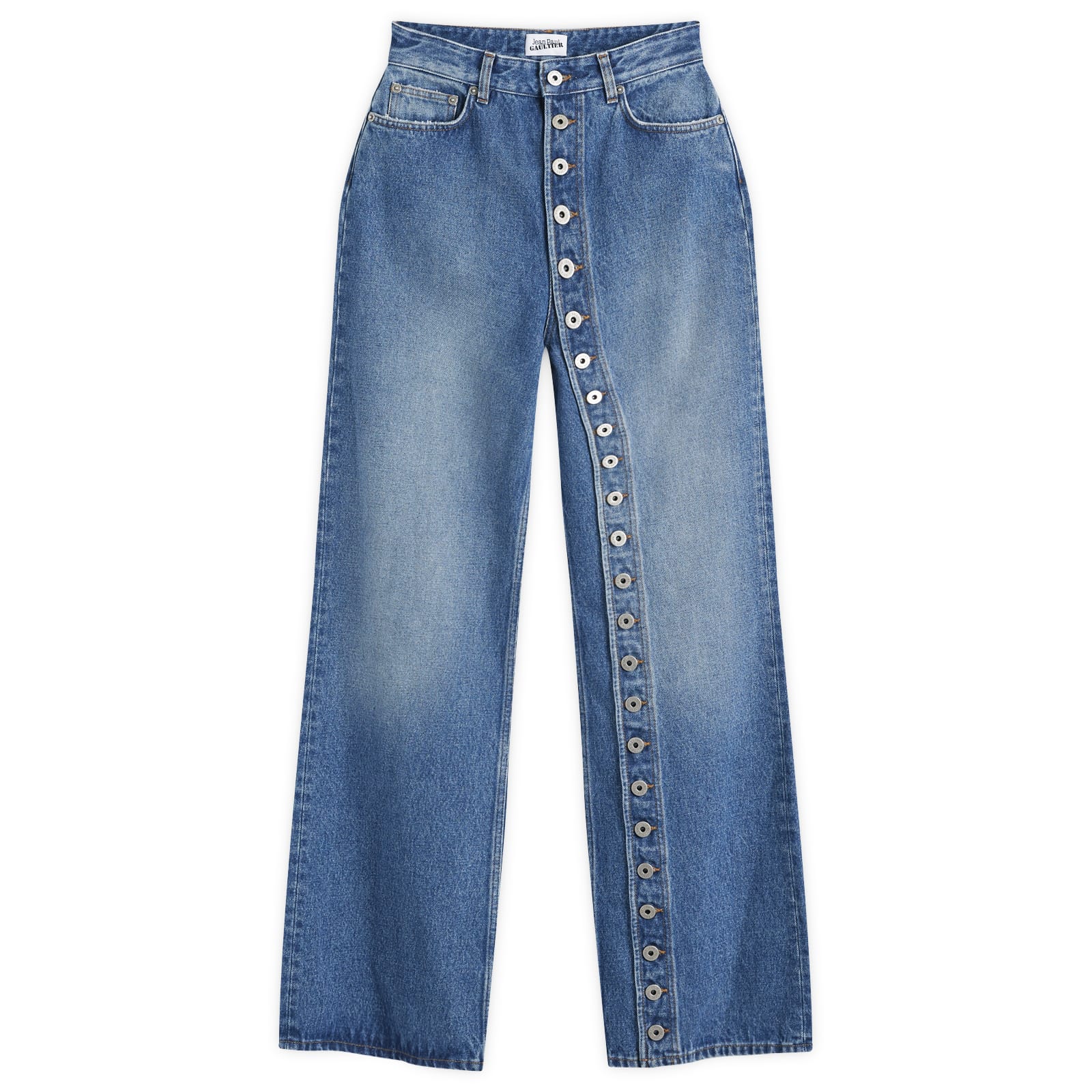 Jean Paul Gaultier Button Jeans Vintage Blue | END. (US)