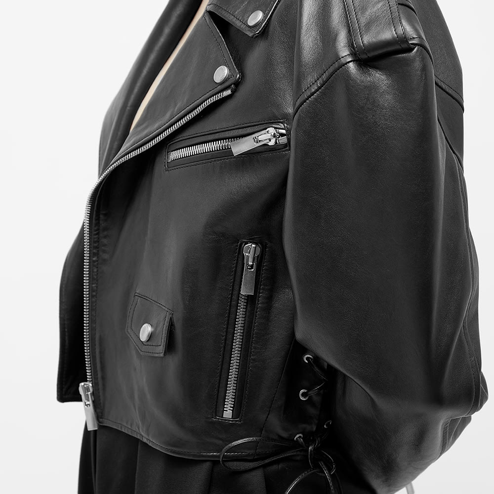 Magda Butrym Leather Jacket Black END CN magda-butrym-leather-jacket-black-end-cn
