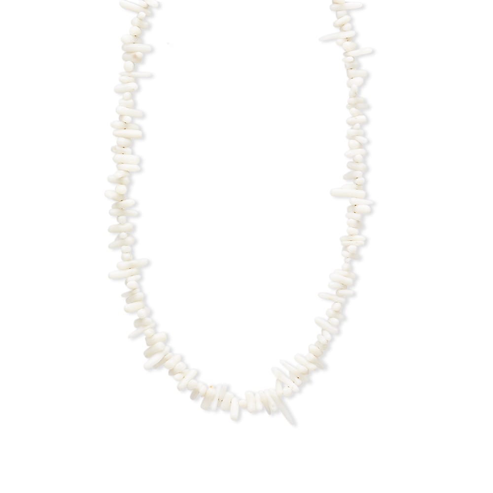 Timeless Pearly Shell Necklace White | END.