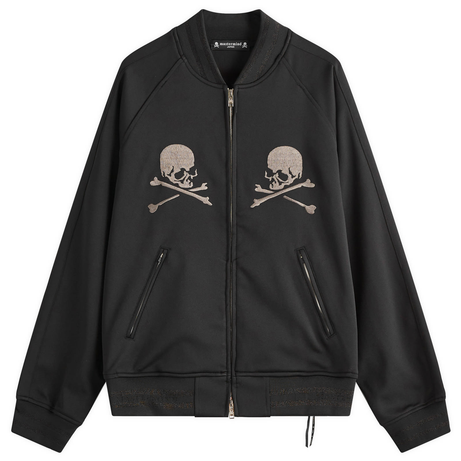 MASTERMIND WORLD Souvenir Logo Bomber Jacket Black | END. (US)