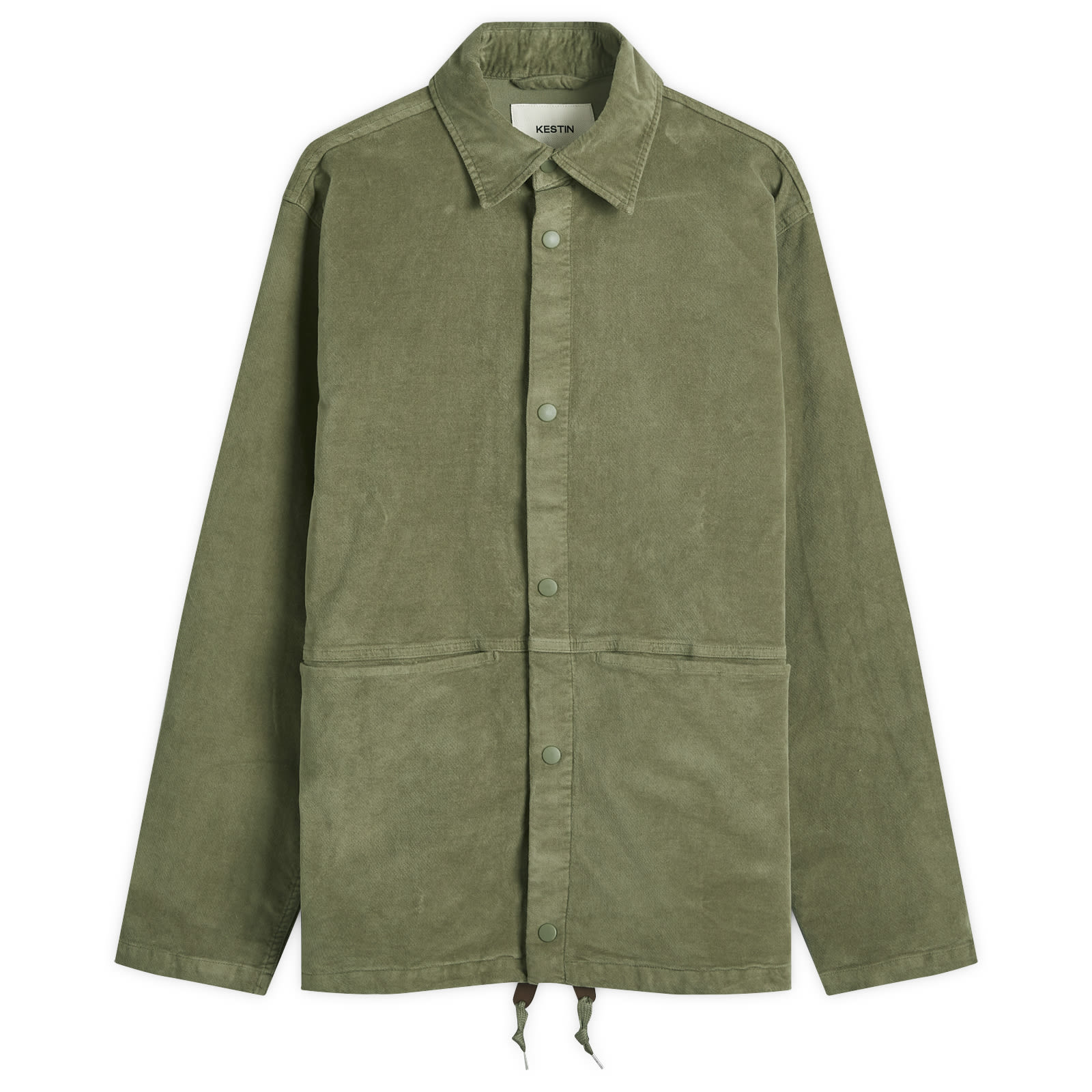 Kestin Armadale Coach Jacket Light Military Cotton Moleskin | END. (US)