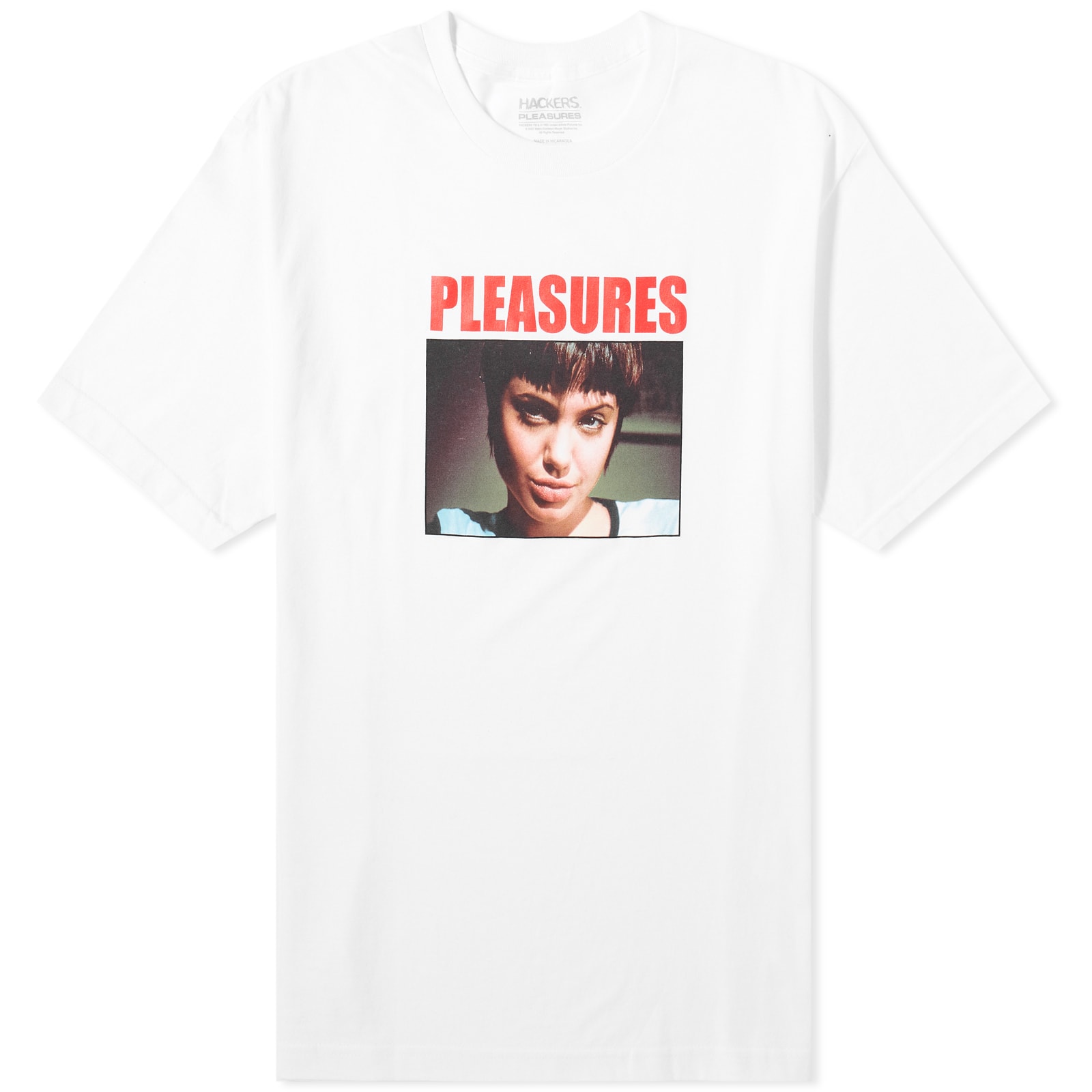 Pleasures Hackers Kate T-Shirt White | END. (US)