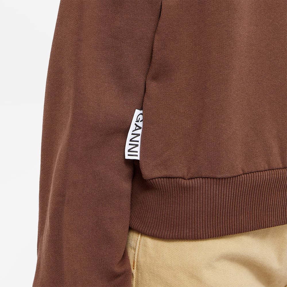 GANNI Isoli Logo Sweat Chicory Coffee | END. (KR)