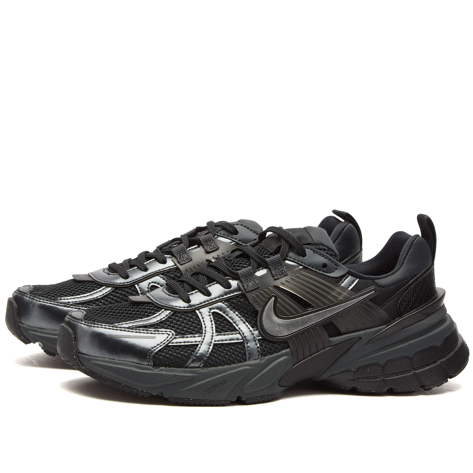 Nike W V2K Run Black & Dark Smoke Grey Anthracite | END.