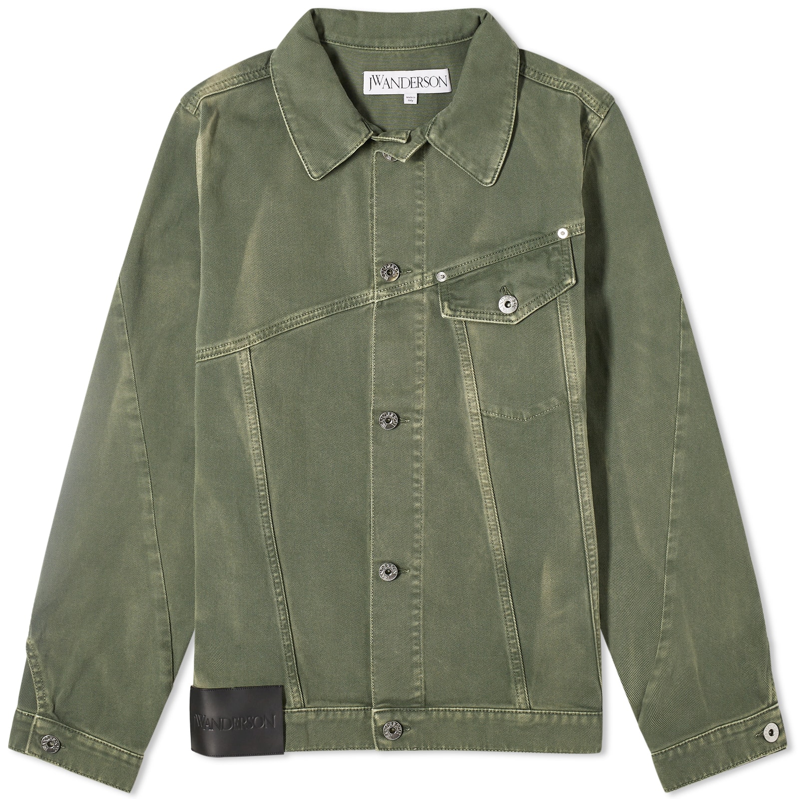 JW Anderson Twisted Denim Jacket Green | END. (US)
