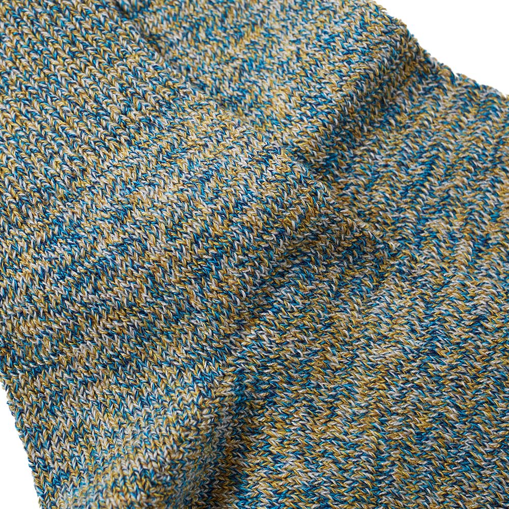 Anonymous Ism Mock Rib Crew Sock Green | END.