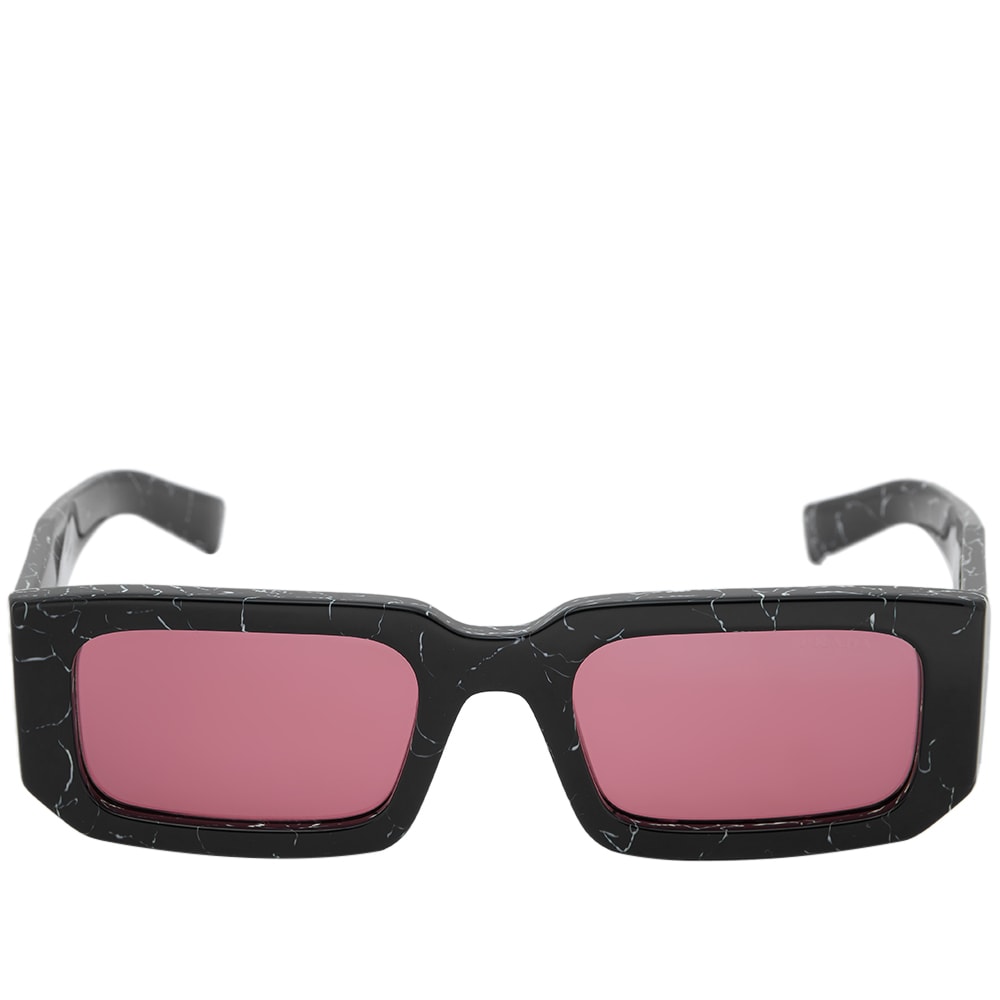 Prada PR 06YS Symbole Sunglasses Black & Red | END.