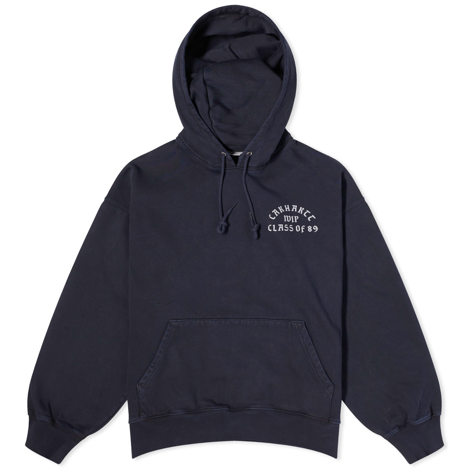 Carhartt WIP Hooded Class of '89 Crew Sweat Dark Navy & White | END. (GB)