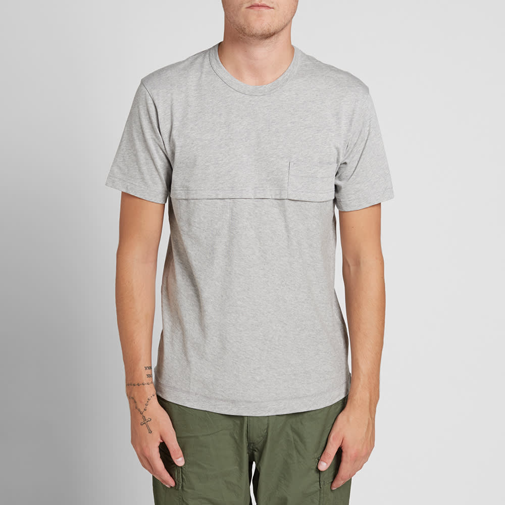 Comme des Garcons SHIRT Insert Pocket Tee Grey | END.