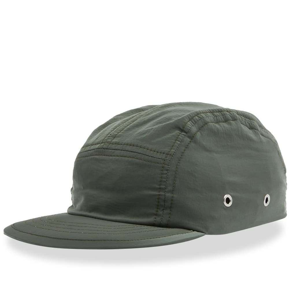 Folk Tech Panel Cap Olive Nylon Texture | END. (GB)