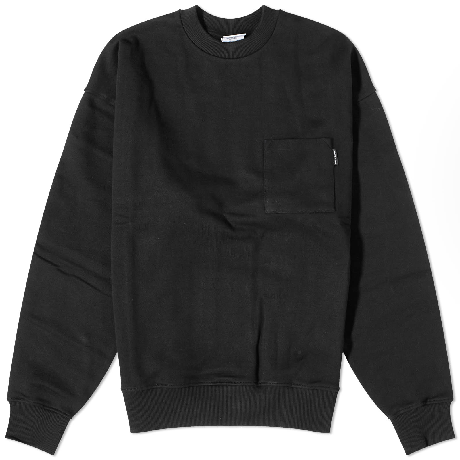 Daily Paper Enjata Pocket Crew Sweater Black | END. (US)