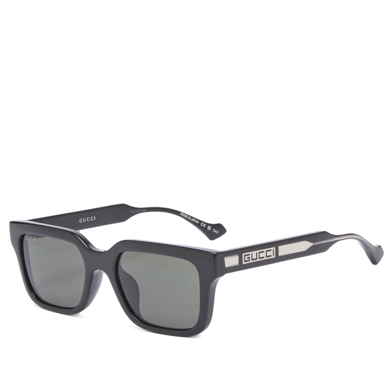 Gucci La Piscine Sunglasses Black, Crystal & Grey | END. (US)