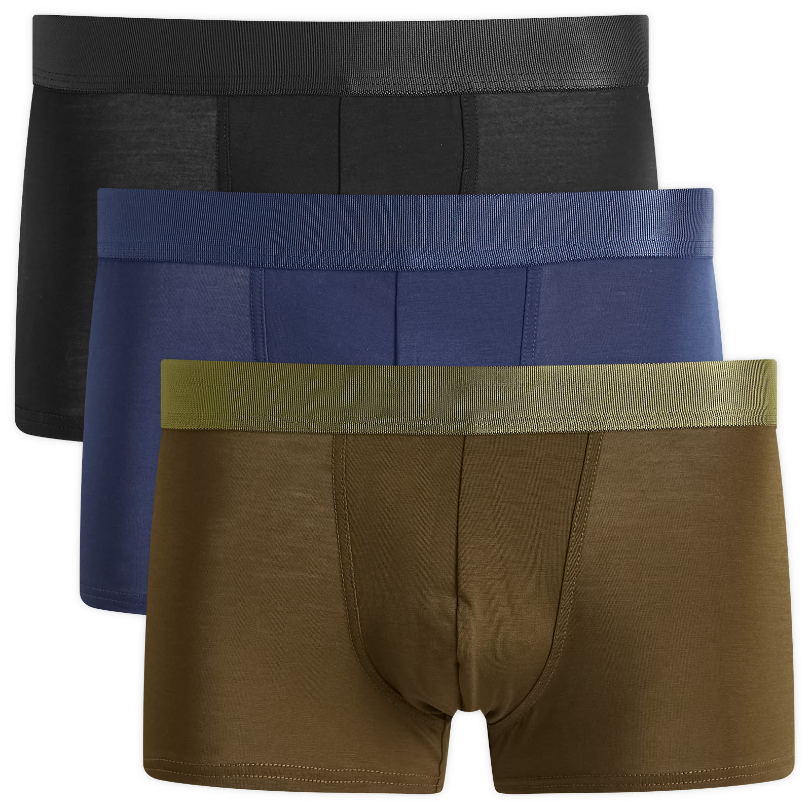 CDLP Boxer Trunks - 3 Pack Black, Blue & Green | END. (US)