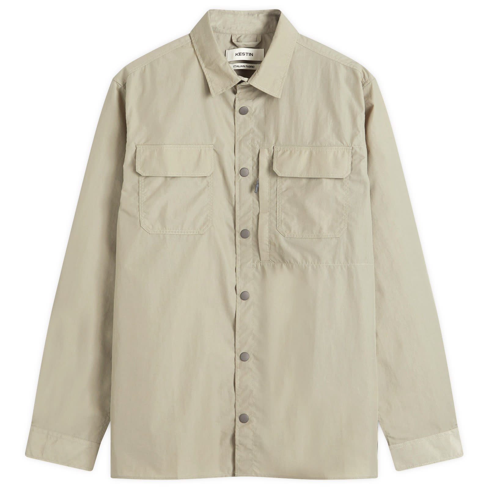 Kestin Edzell Overshirt Light Grey | END. (GB)