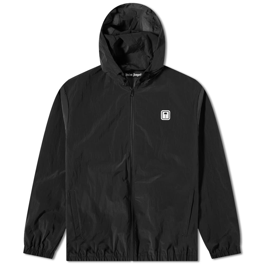 Palm Angels Patch Logo Windbreaker Black & White | END. (GB)