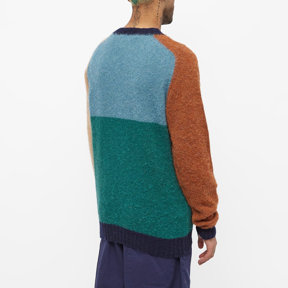 Howlin' Firecracker Colour Block Crew Knit Crystal | END. (TW)