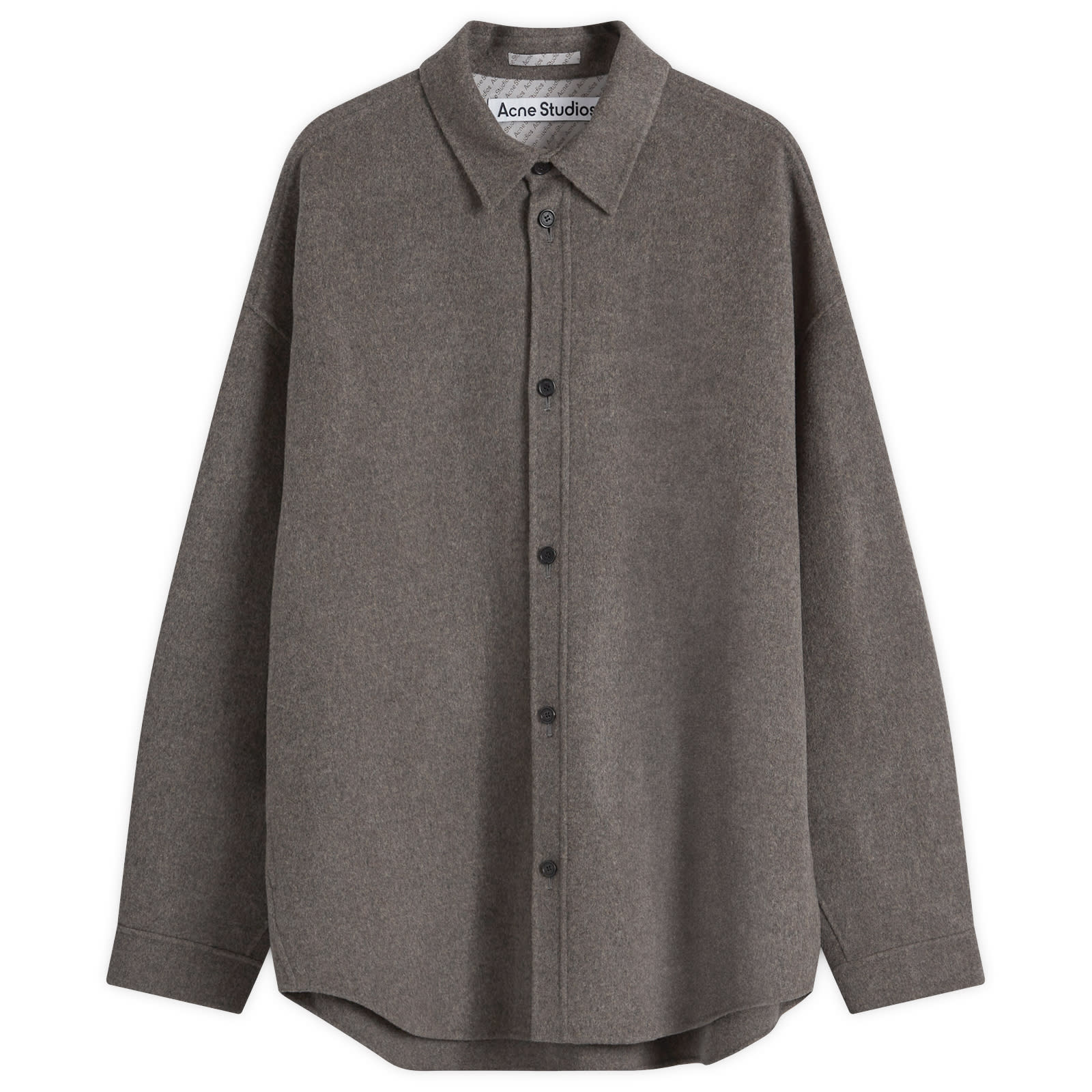 Acne Studios Detar Double Wool Overshirt Graphite Grey | END. (KR)