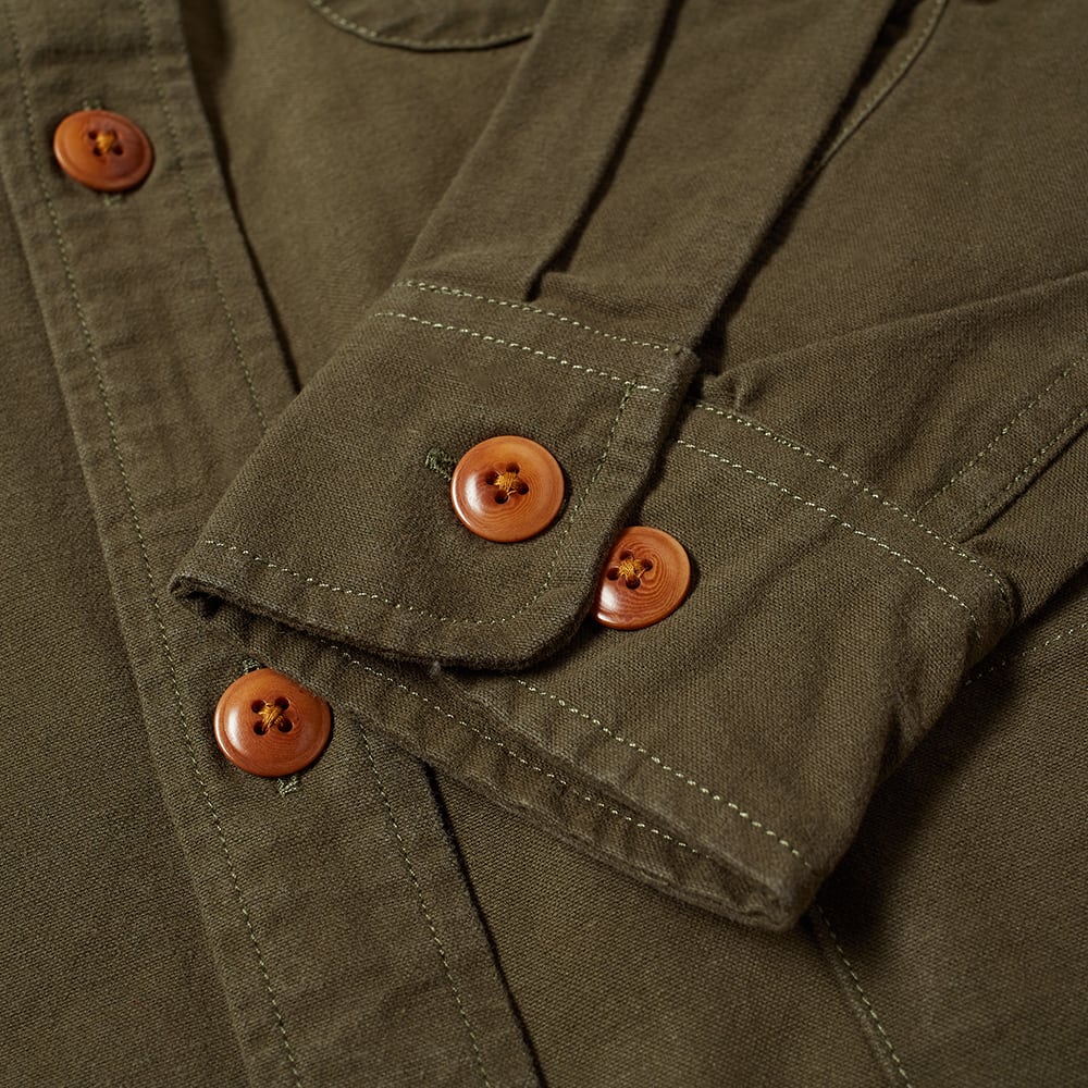 Corridor Canvas Overshirt Olive | END. (US)