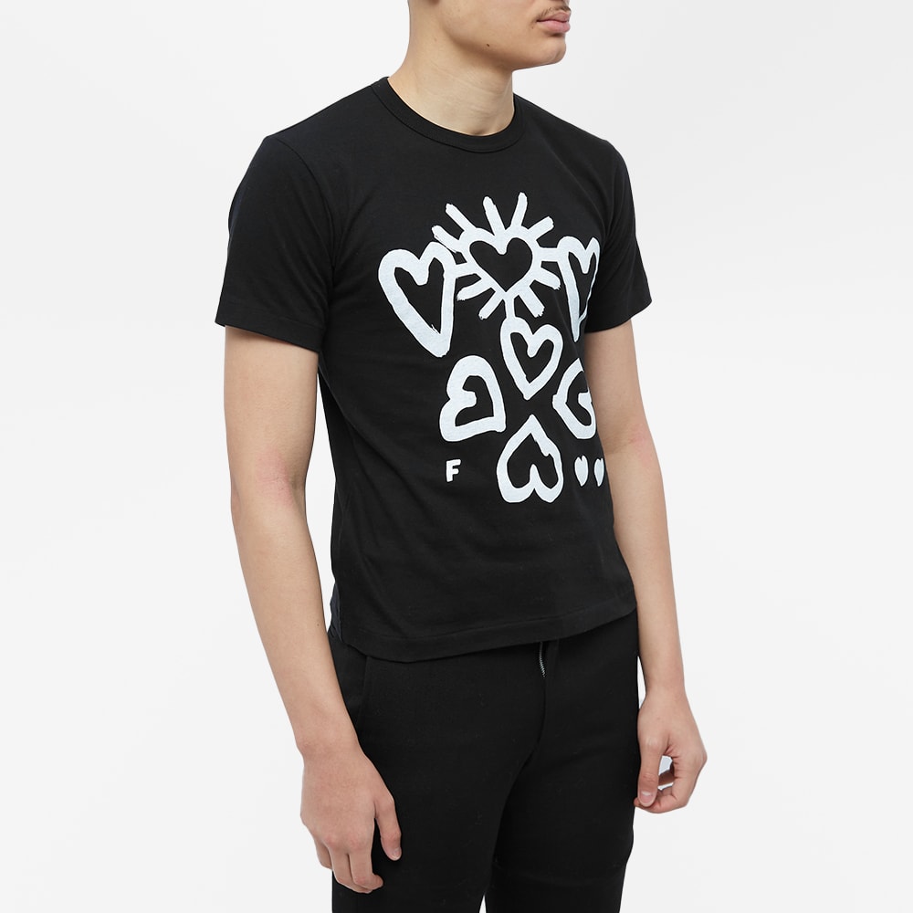 CDG Black Filip Pagowski Tee Black | END. (HK)