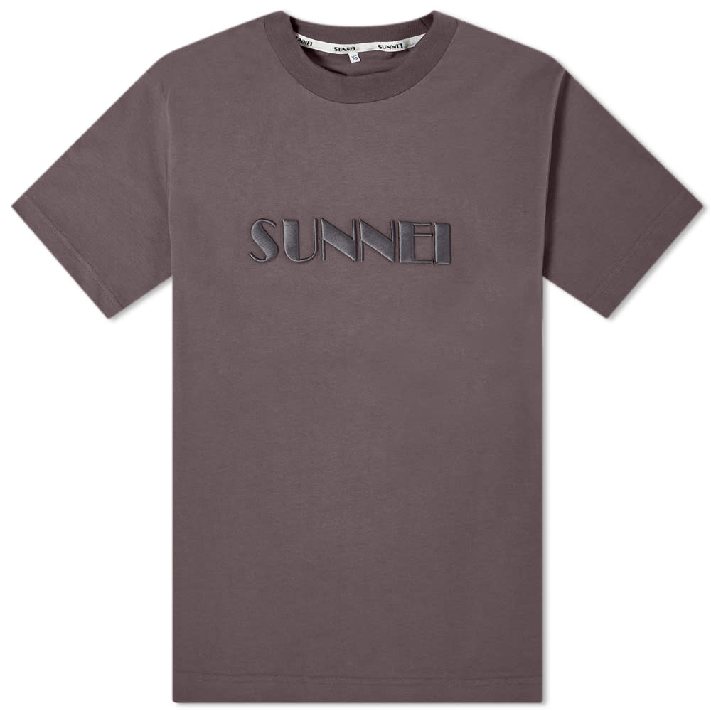 Sunnei Classic Big Logo T-Shirt Dark Grey | END. (US)