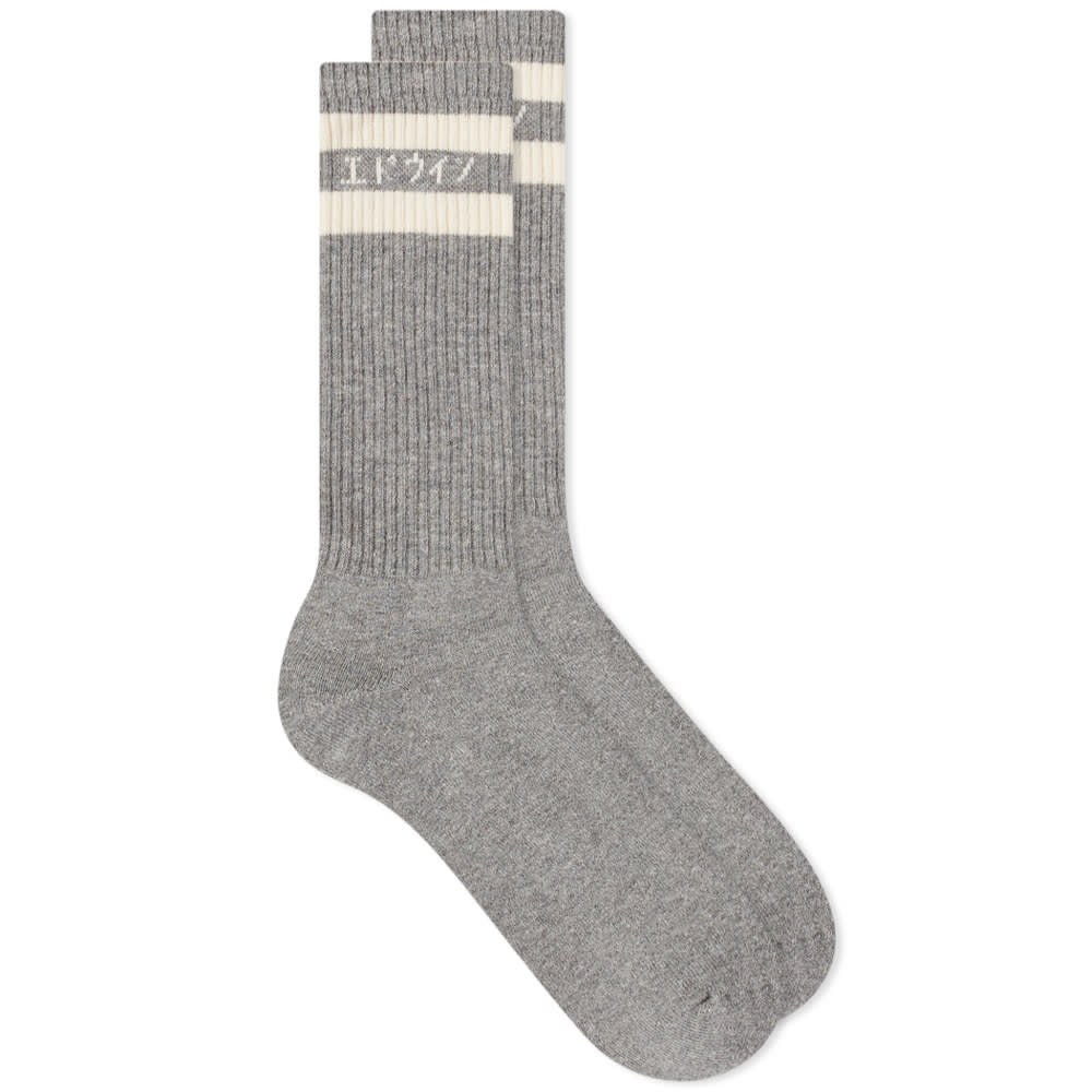 Edwin x Democratique Tube Sock Grey | END. (GB)
