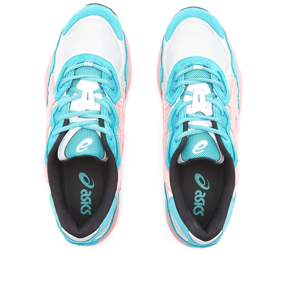 Asics x Awake Gel-NYC Pure Sliver & Green-Blue Slate | END. (JP)