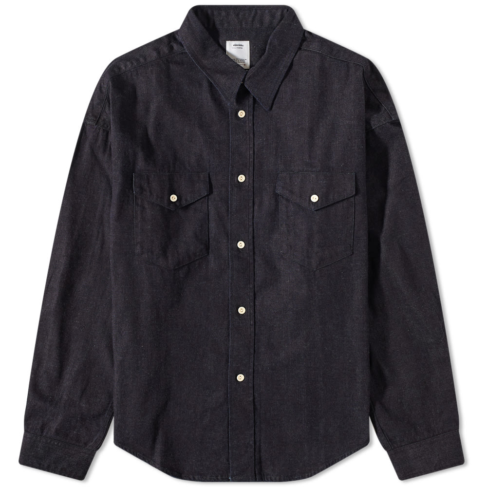 Visvim Pioneer Denim Shirt Blue | END. (US)