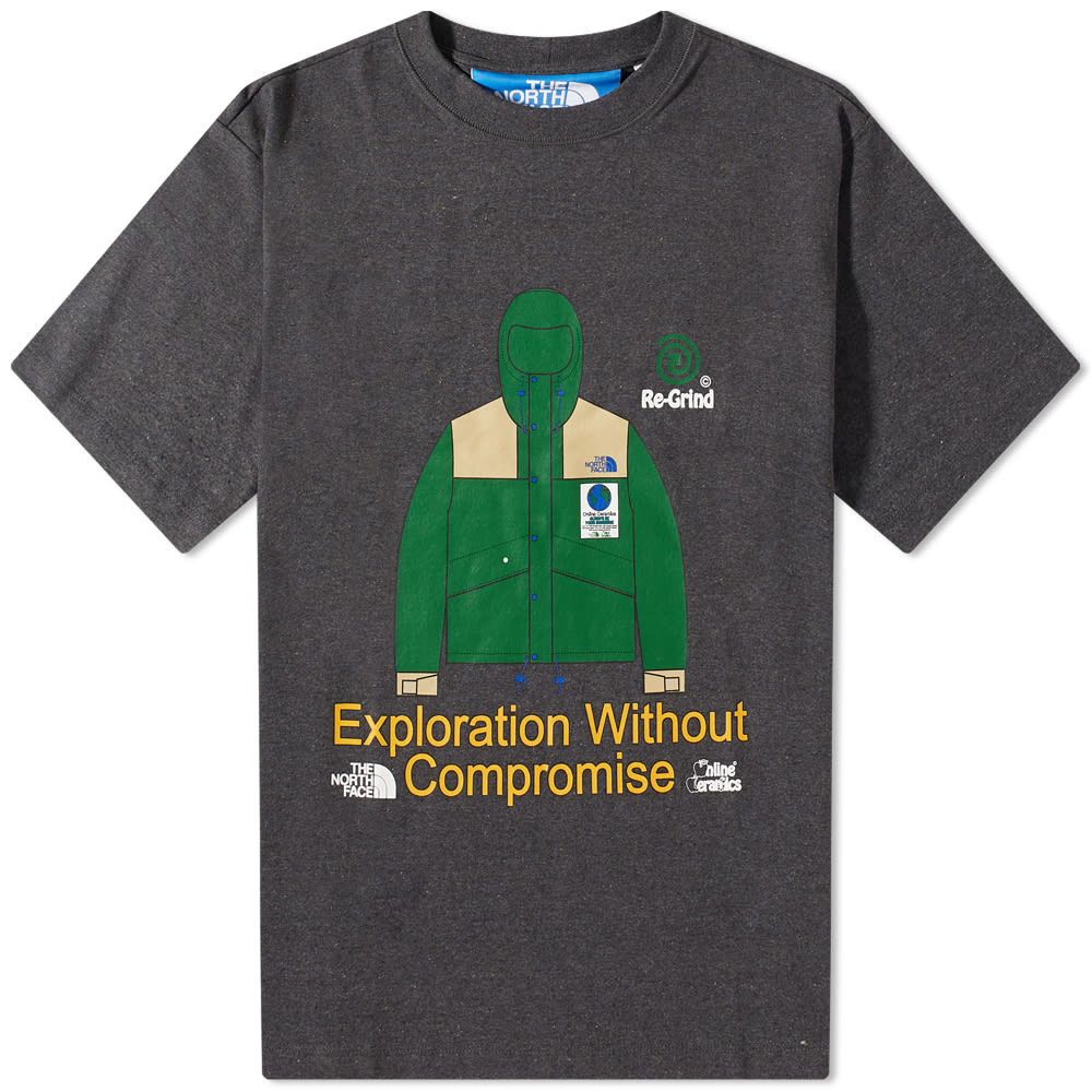 The North Face Graphic Crew Neck T-Shirt Black Regrind | END. (US)