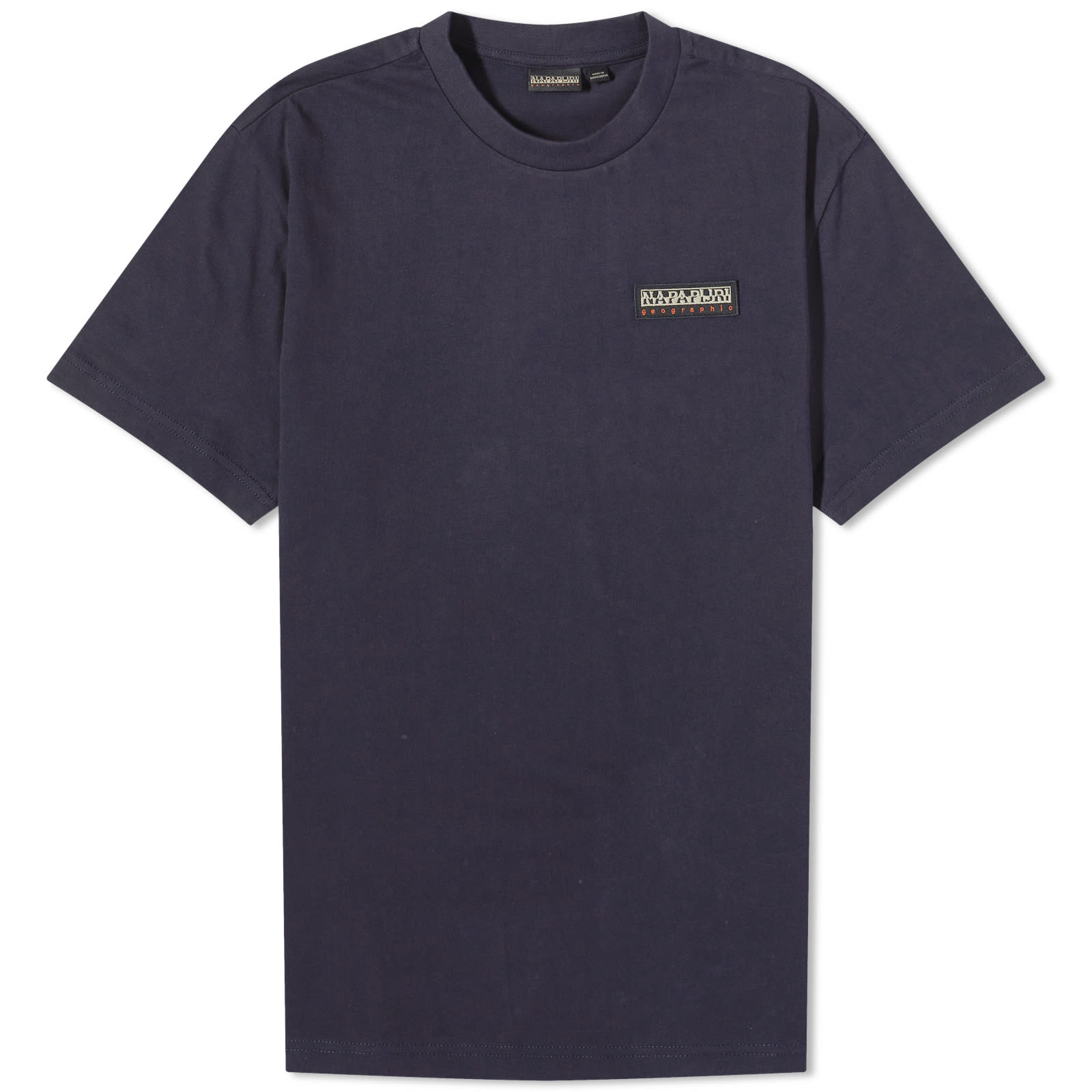Napapijri Iaato Patch Logo T-Shirt Blue Marine | END. (US)