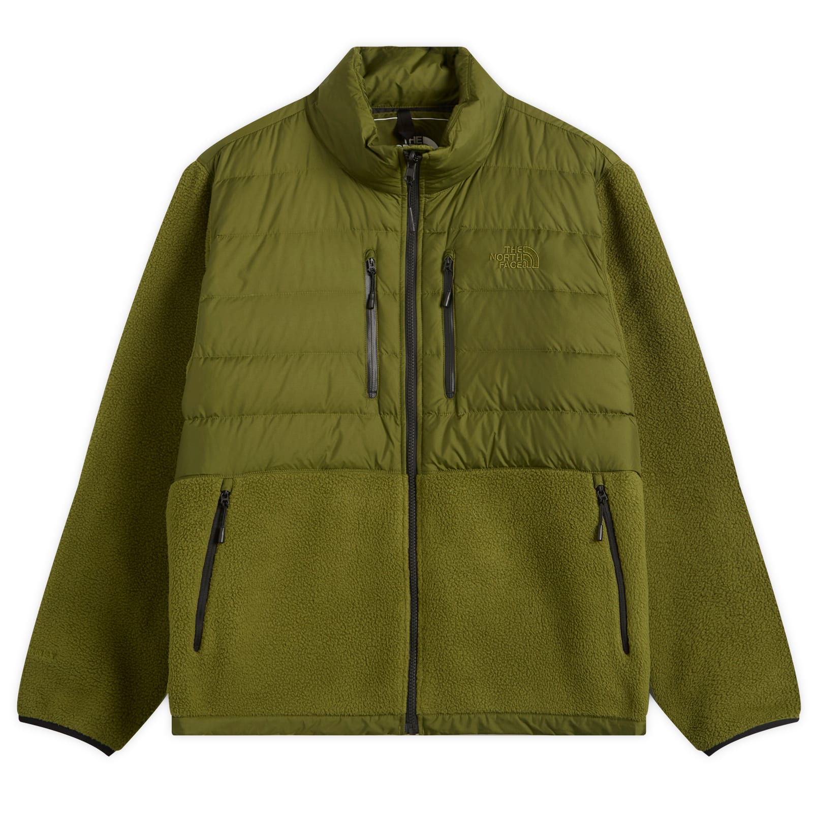 The North Face Remastered Denali Tek Hybrid Jacket Woodland Green | END ...
