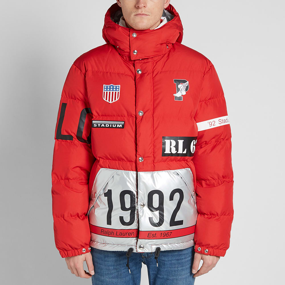 Polo Ralph Lauren Hawthorn Jacket Injection Red & Silver | END. (NL)