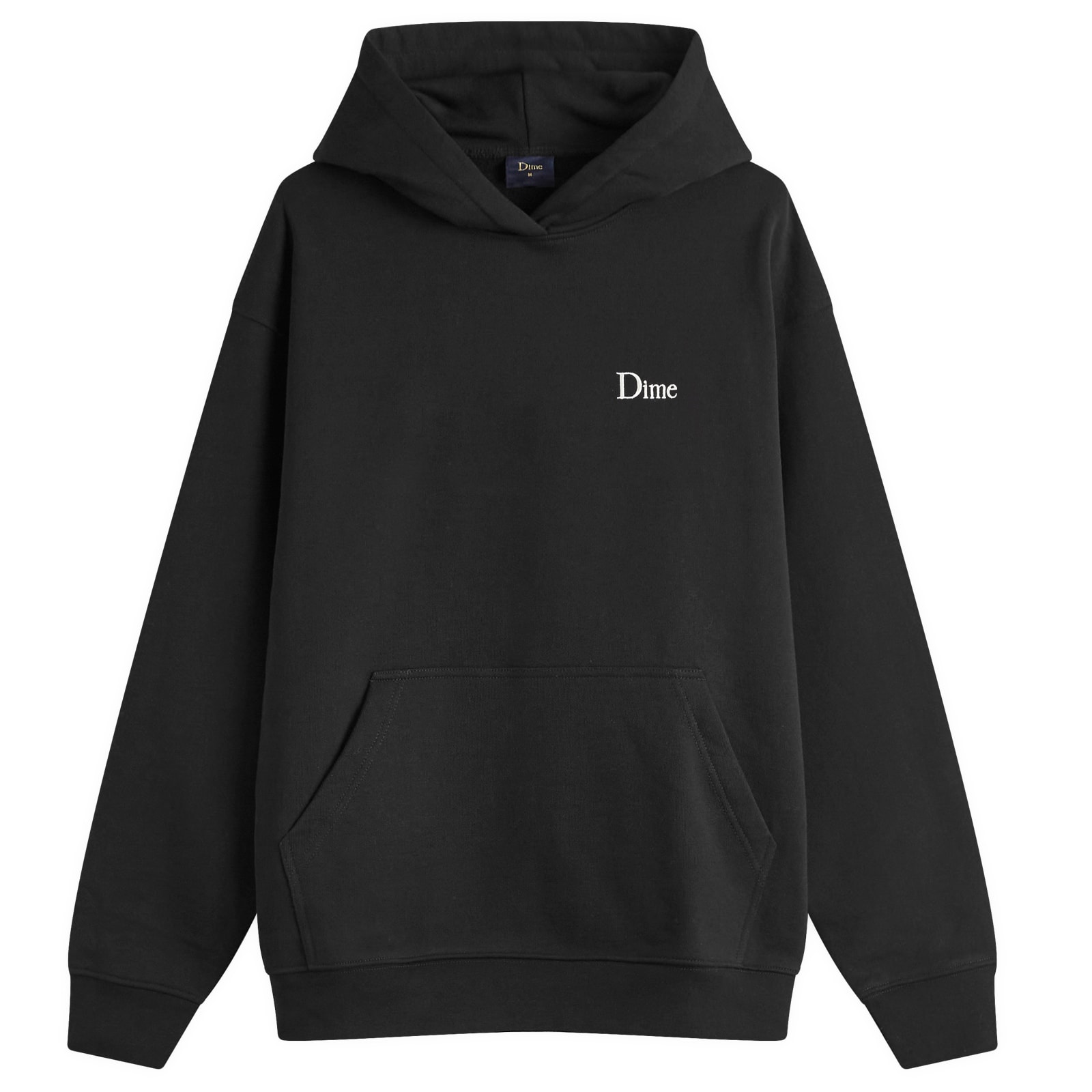 Dime Classic Small Logo Heavyweight Hoodie Black | END. (US)