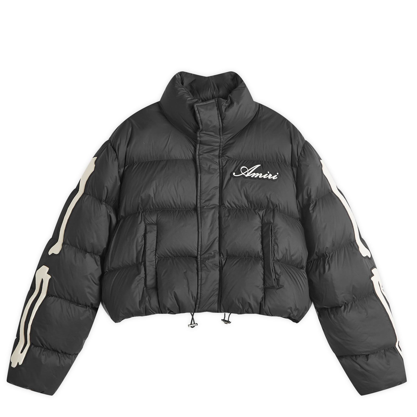 AMIRI Bones Cropped Padded Jacket Black | END. (GB)