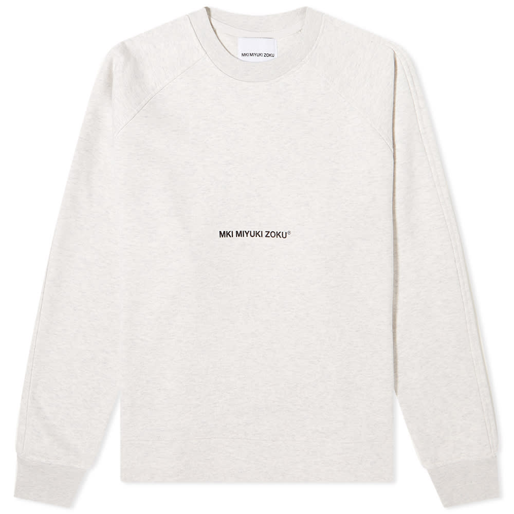 MKI Staple Split Crew Sweat Cream | END. (US)