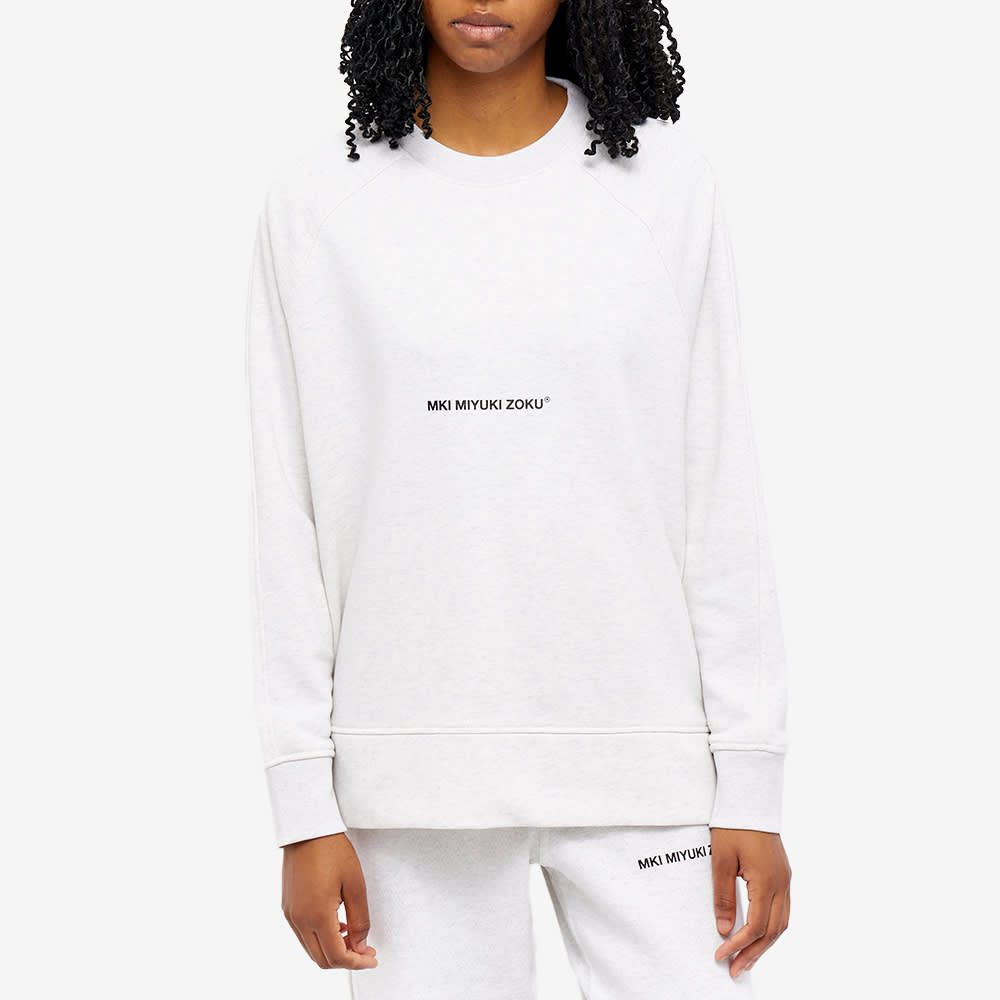 MKI Staple Split Crew Sweat Cream | END. (US)