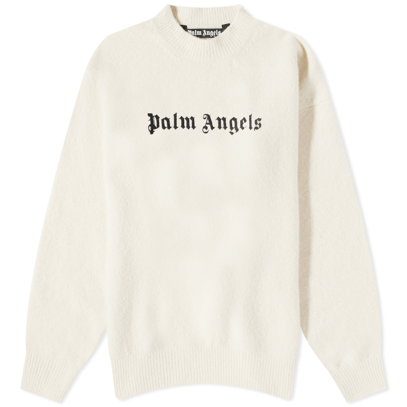 Palm Angels Classic Logo Crew Knit Butter | END. (US)