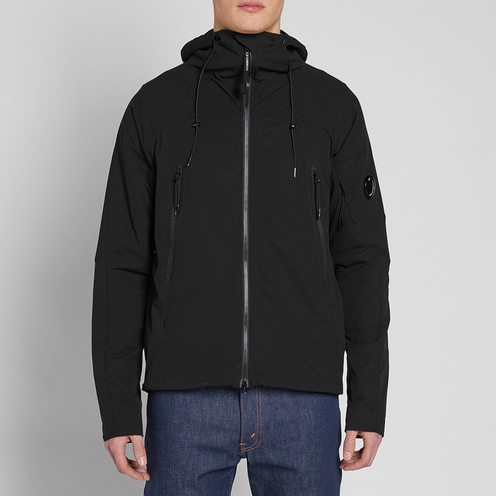 C.P. Company Pro-Tek Arm Lens Hooded Jacket Black | END. (UK)