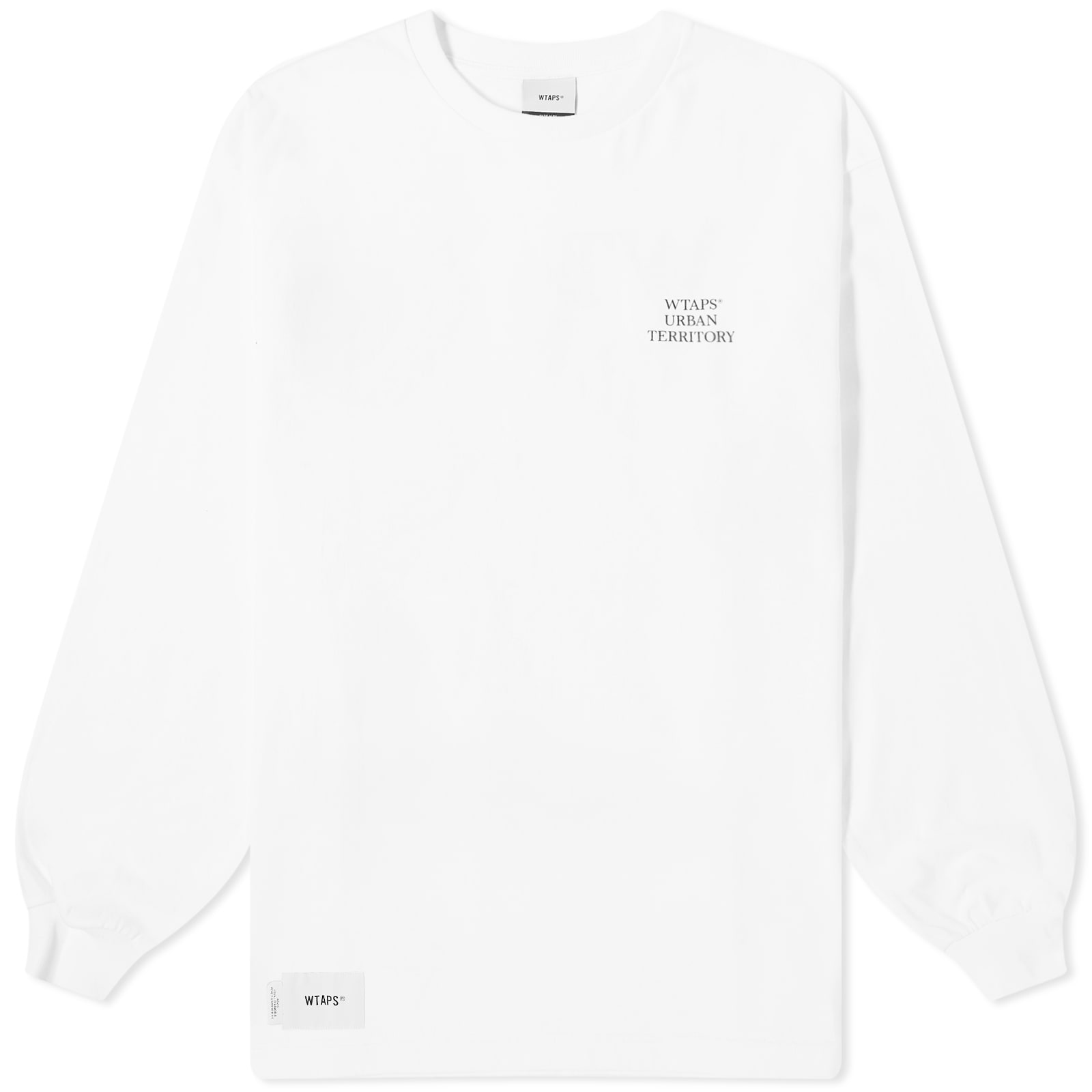 WTAPS WUT Sneak Long Sleeve T-Shirt White | END. (US)
