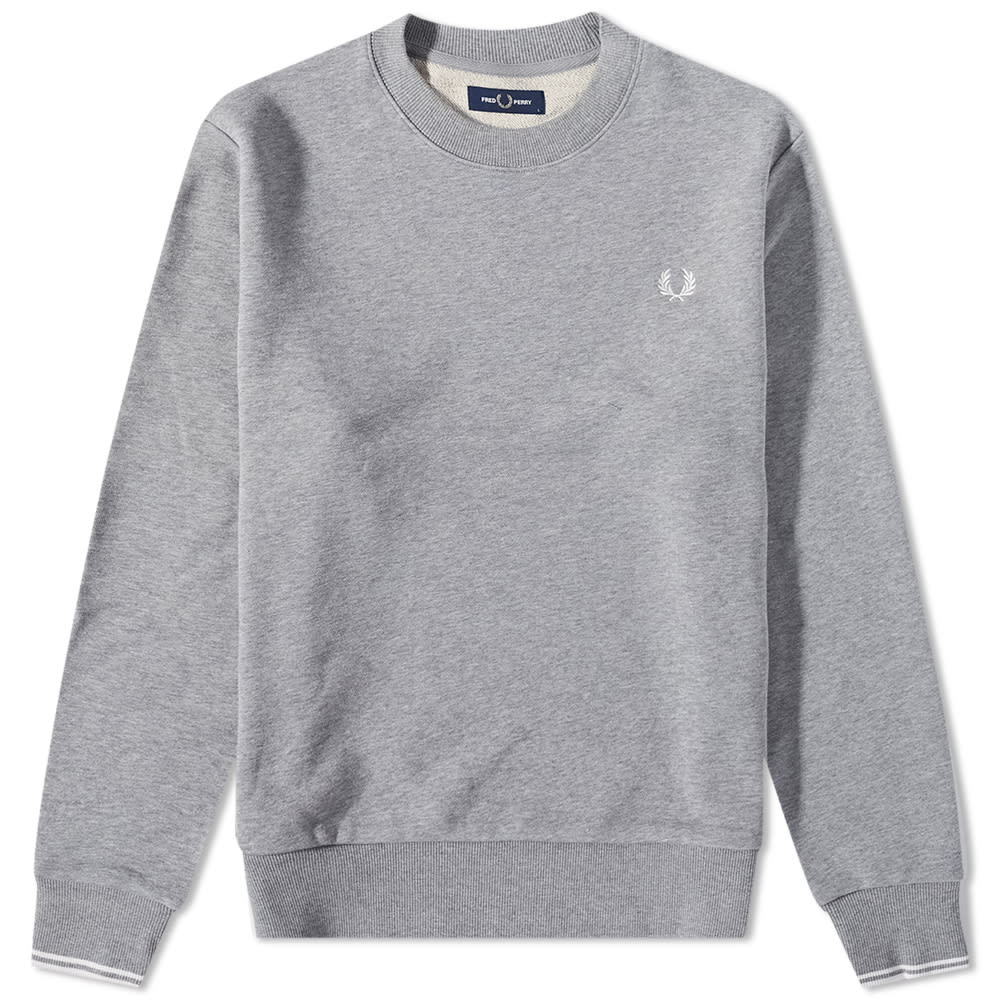 Fred Perry Crew Sweat Steel Marl | END. (UK)