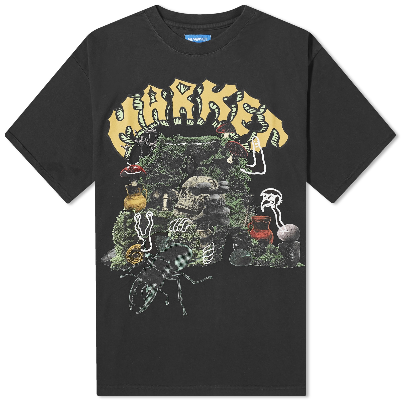 MARKET Grotto T-Shirt Washed Black | END. (US)