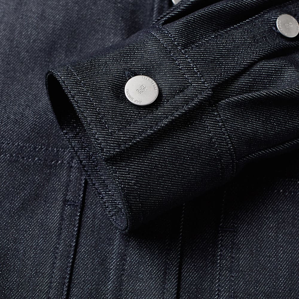 Fred Perry x Raf Simons Denim Shirt Jacket Dark Indigo | END. (US)