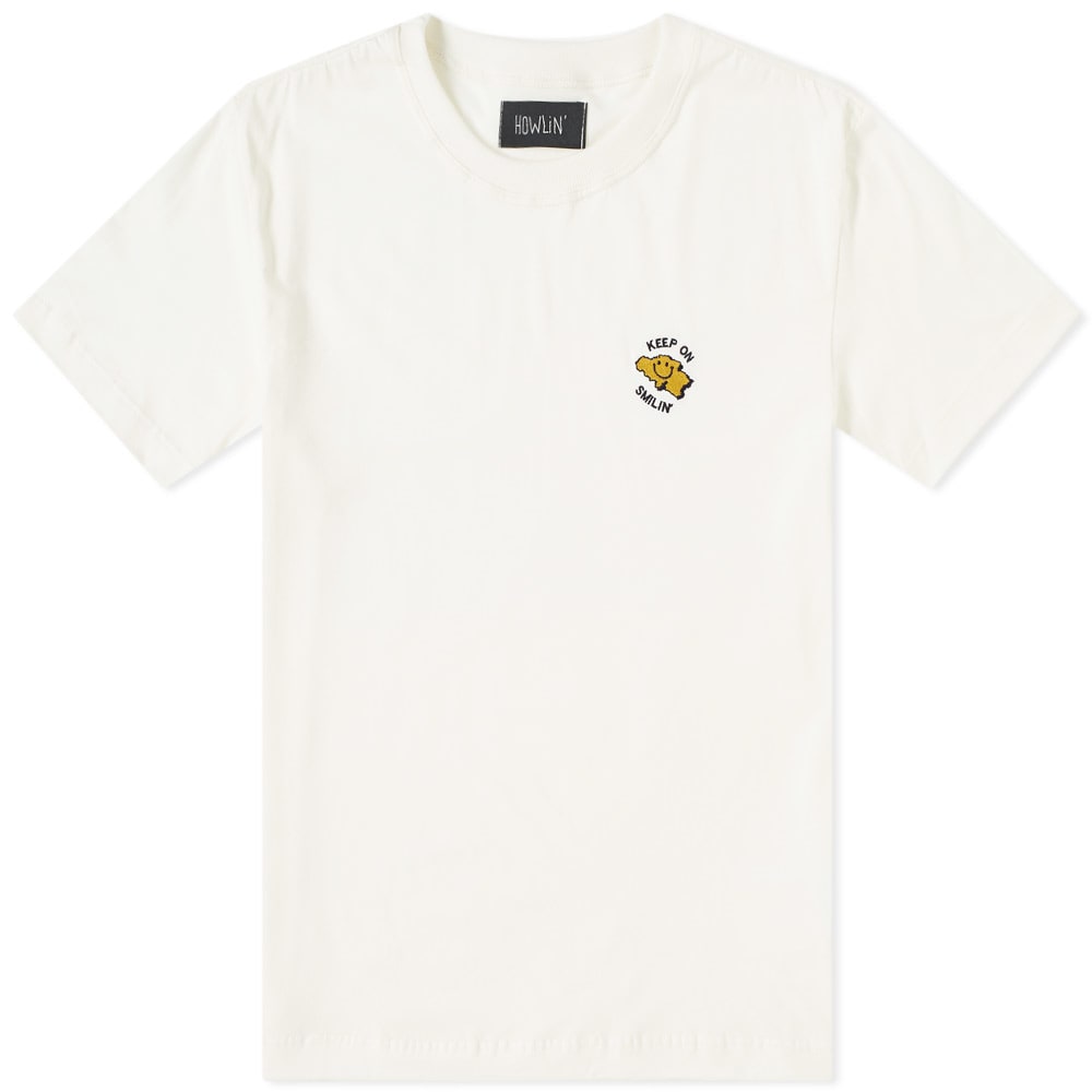 Howlin' Keep On Smiling Tee Ecru | END. (US)