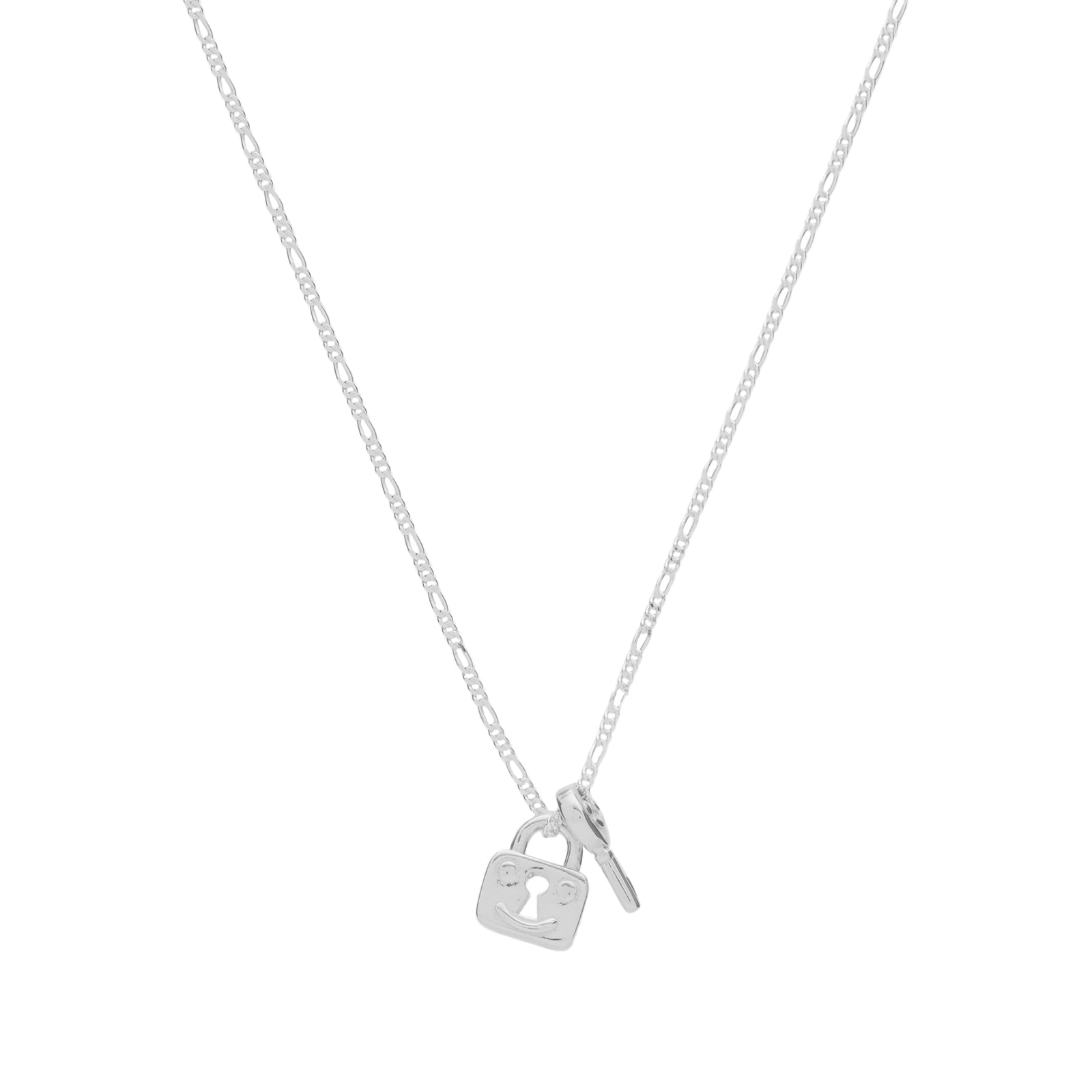Alec Doherty Lock and Key Pendant Necklace Silver | END. (GB)