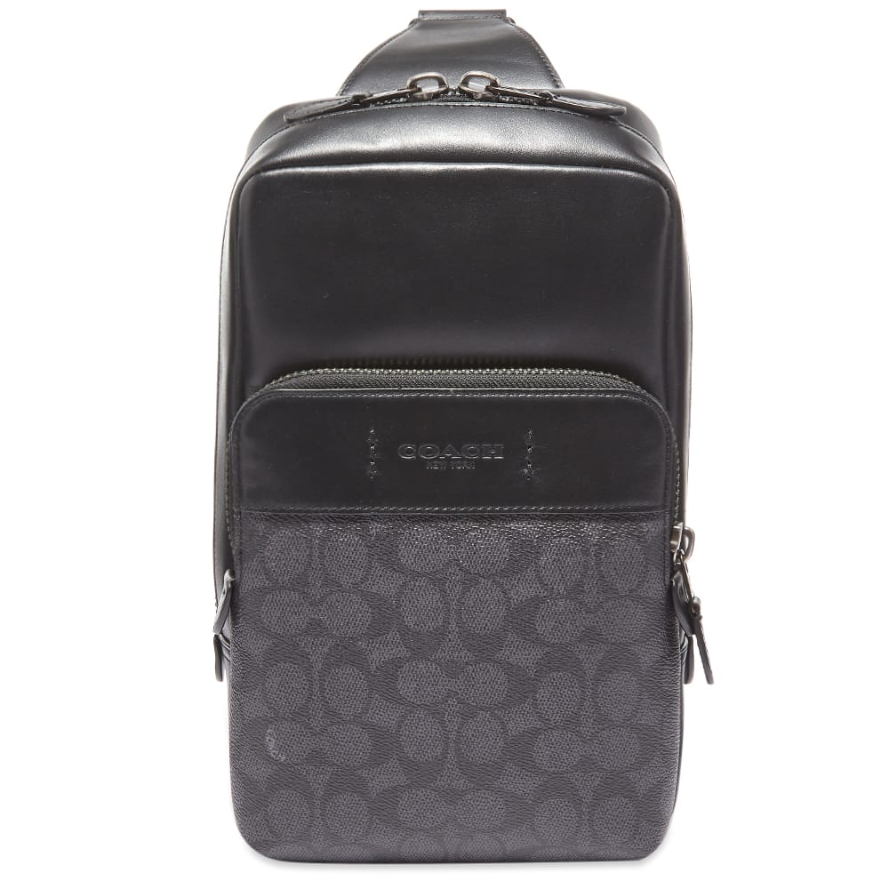 Coach Signature Gotham Pack Charcoal & Black | END. (US)