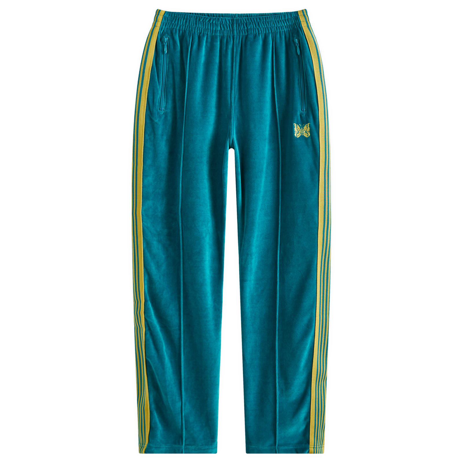 Needles Velour Narrow Track Pant Turquoise | END. (HK)